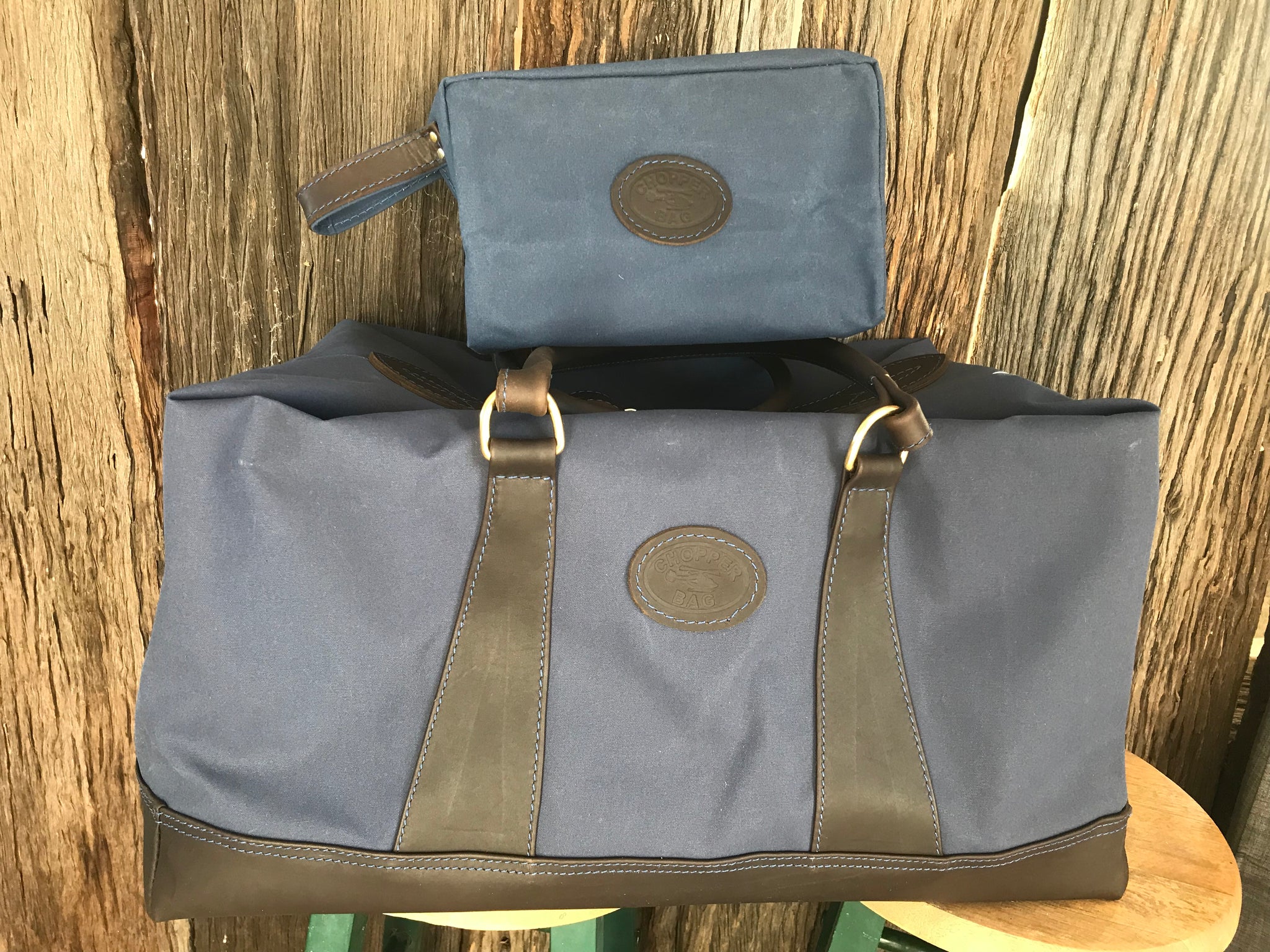 Chopper Bag - LARGE - Canvas/Leather – Loretta Matthews Industries