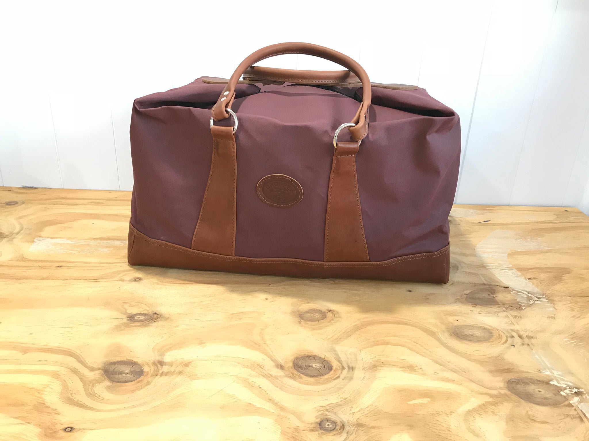 Chopper Bag - LARGE - Canvas/Leather – Loretta Matthews Industries
