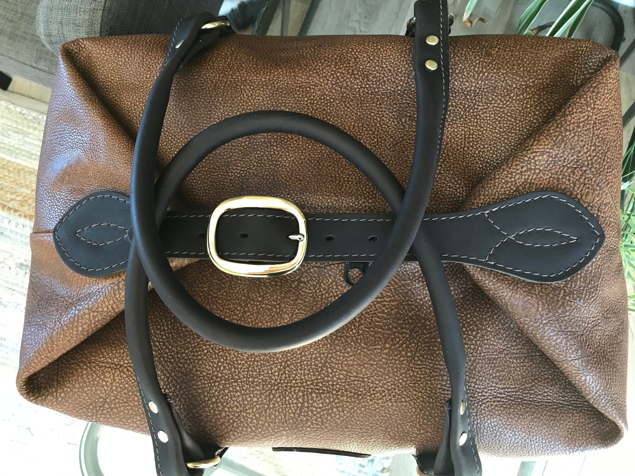 Chopper Bag - SMALL - All Leather – Loretta Matthews Industries