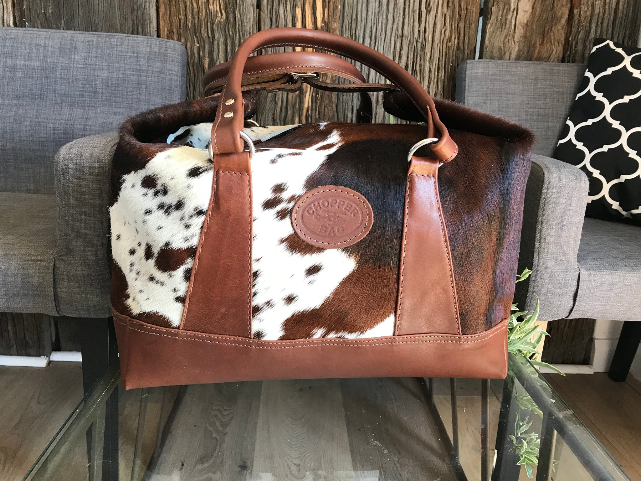 Chopper Bag - SMALL - All Leather – Loretta Matthews Industries
